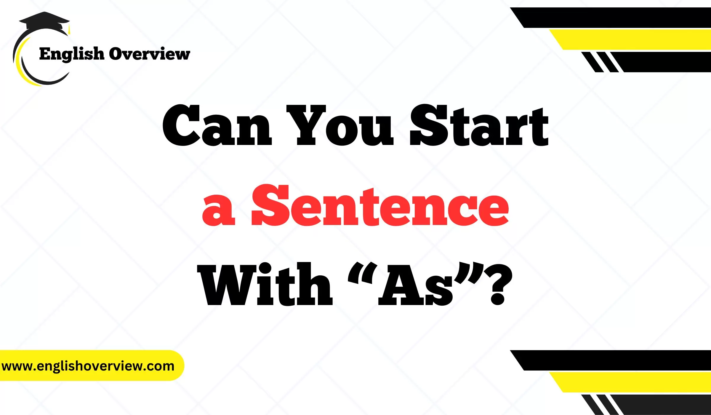 Sentence Structure English Overview