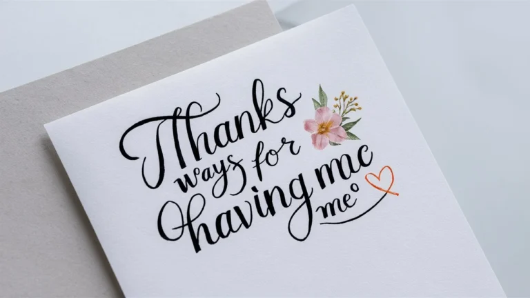 20 Professional Ways to Say “Thanks for Having Me” 2024